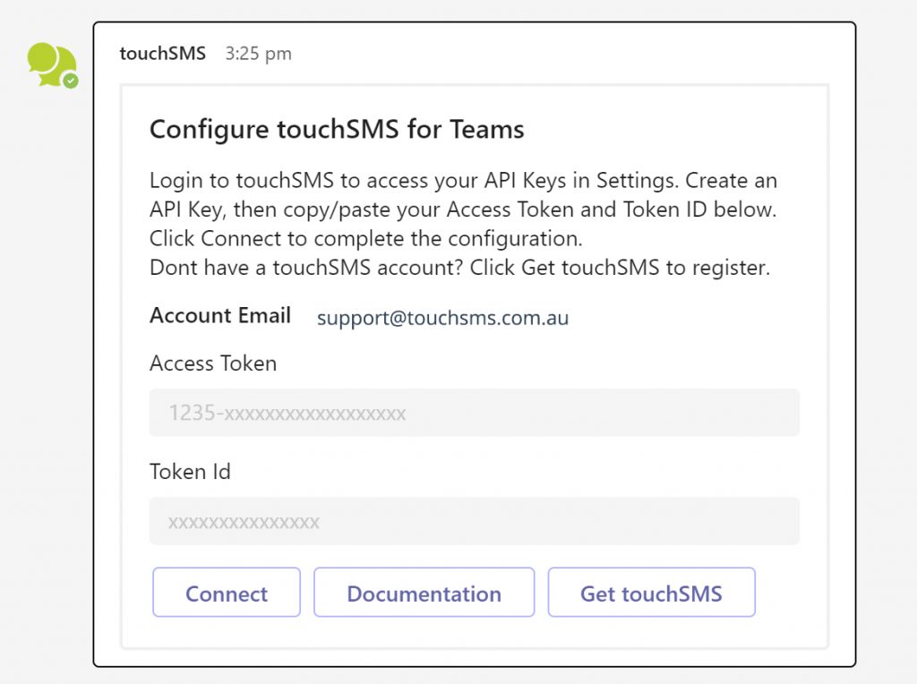 Microsoft Teams – Support | touchSMS
