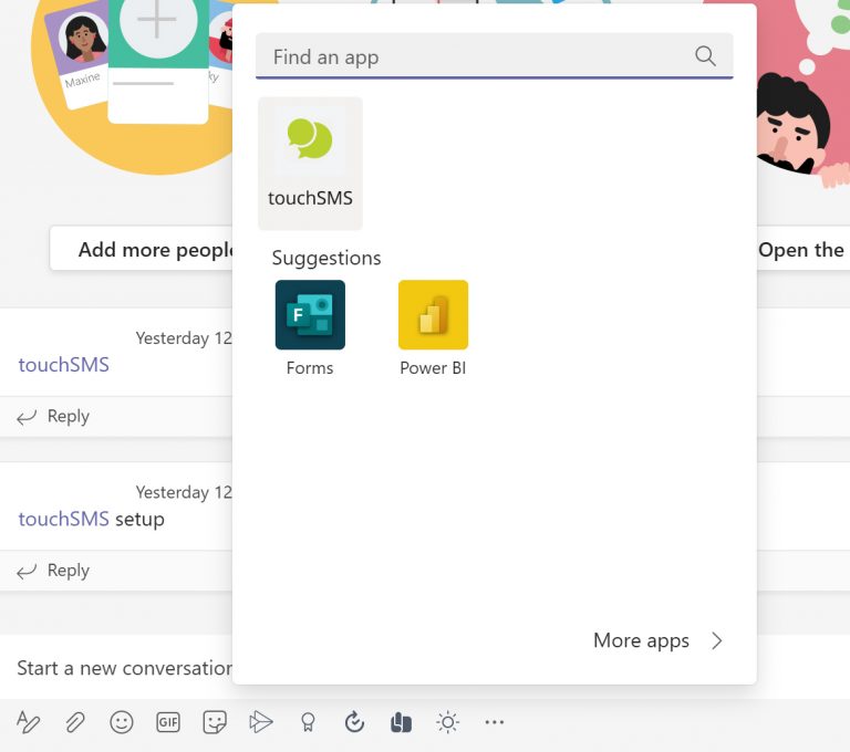 Microsoft Teams – Support | touchSMS